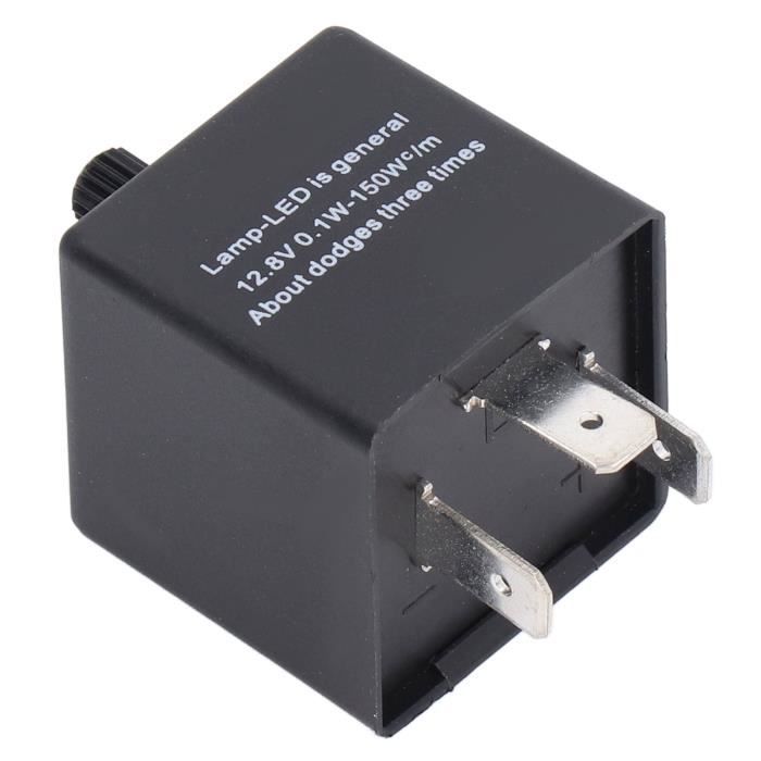 Duokon Relais clignotant LED LED Flasher Relay Fréquence Réglable 3 ...