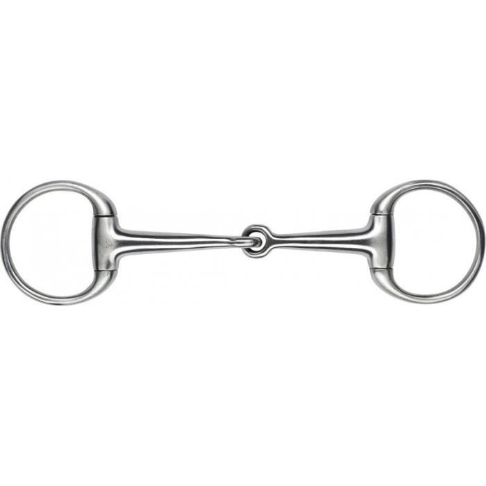 Anneaux de mors à olive de bride en inox satin pour cheval Feeling ...