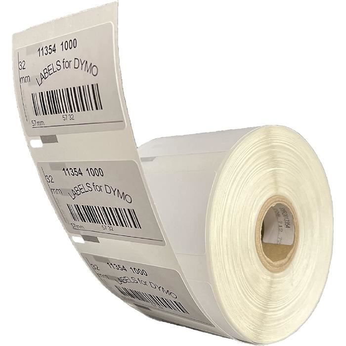 Rouleau d'étiquettes - LEYF - DYMO 11354 - 57 x 32 mm - 1000 pcs ...