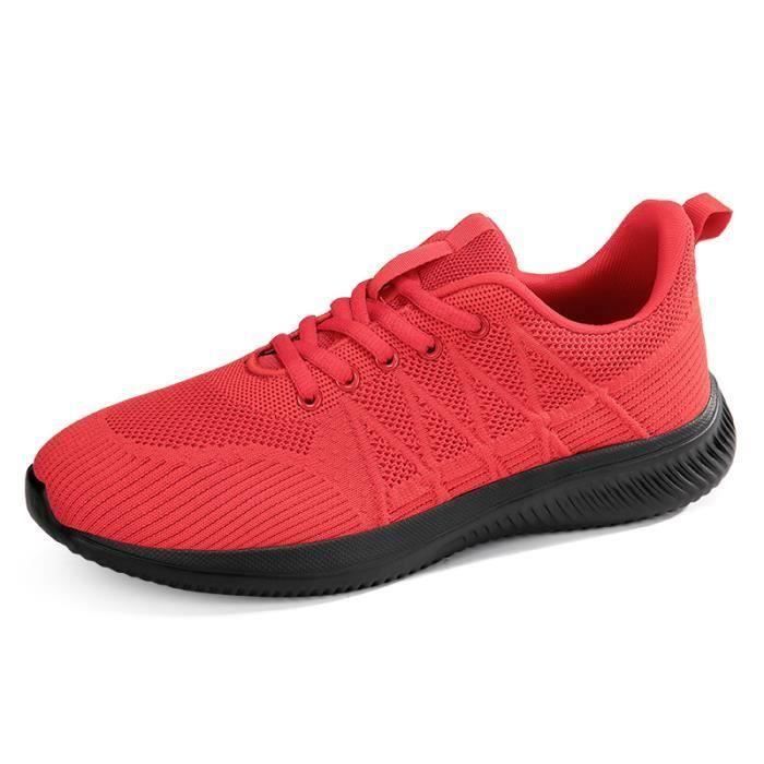 Baskets Femme Lger Aration Anti-drapant Casual Couleur unie Chaussures ...