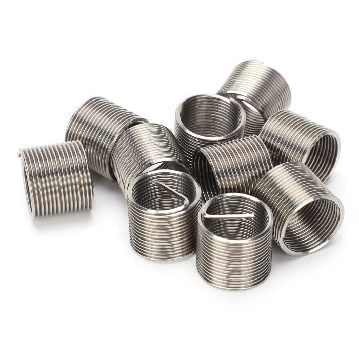 Mxzzand Insert de filetage 10 pièces fil filetage insertion réparation ...