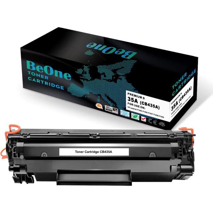 1X 35A Cb435A Cartouches De Toner Remplacement Compatible Pour Hp ...