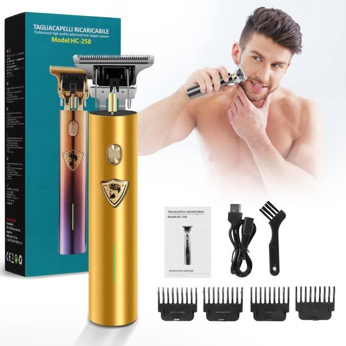 Tondeuse Cheveux Hommes, Electriques Tondeuse Barbe Homme, Professionnelle Tondeuse à Cheveux ...