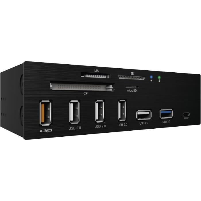 Ib-863A-B Internal Multi-Card Reader For 5.25 Inch Slot (6-Way Card ...