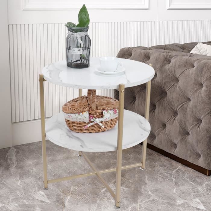 Table Basse Ronde en Tableau des densités - Table de Salon Moderne ...