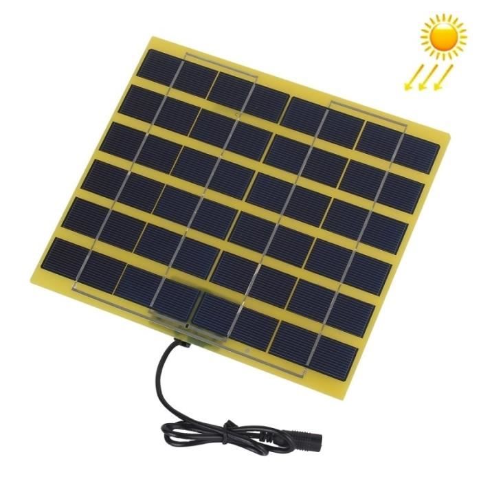 Panneaux solaires Portable Sports de plein air Nécessité 5W 12V Une qualité en fibre verre ...