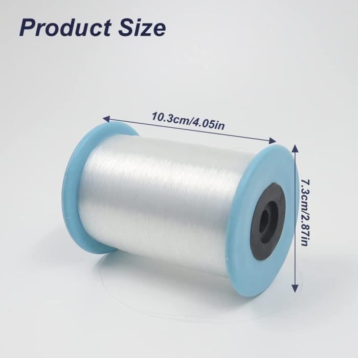 2400M Fil Invisible En Nylon Transparent, Nylon Bijoux Artisanat ...