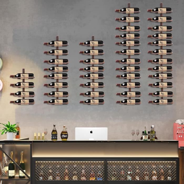 Porte-Bouteilles De Vin, Étagère À Vin En Métal, Casier À Vin Pour 8 ...