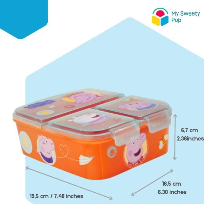 Boîte À Goûter - Lunch Box - Pour Enfant - Crèche - Maternelle - Ecole ...