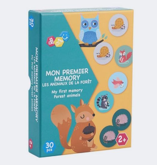 Mon premier memory - Memory Les animaux de la forêt 30 Pièces ...
