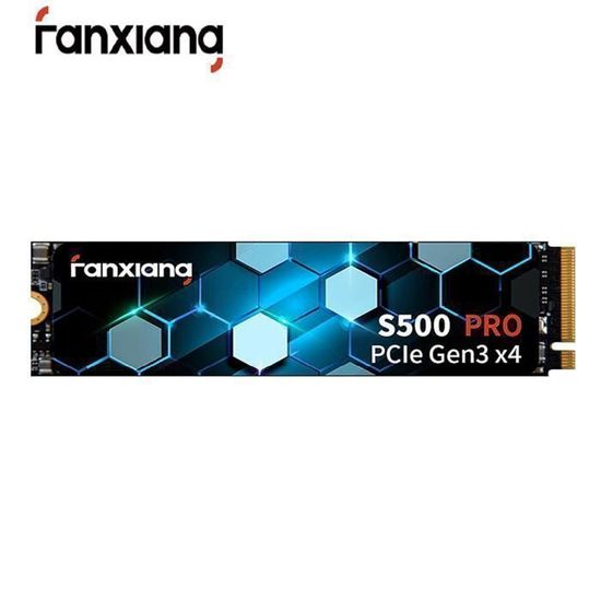 Disque Dur SSD Interne Fanxiang S500Pro SSD 2 To NVMe M2 PCIe Gen 3 ×4 Avec Dissipation De ...