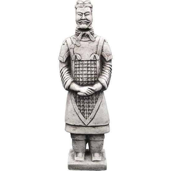 Figures De Pierre Massive Guerrier Chinois En Terre Cuite En Pierre ...