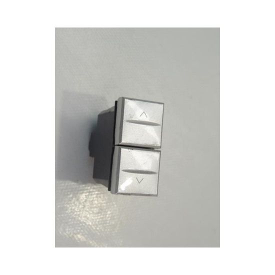 Inverseur à position fixe 10A aluminium 1 module pour volets roulants ...