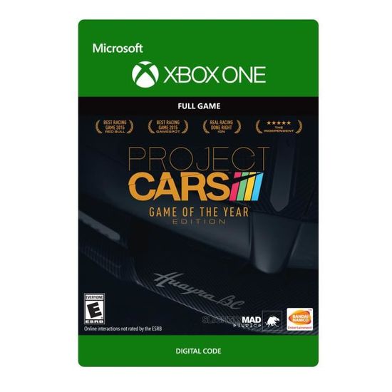 Project Cars Edition Game Of The Year Jeu Xbox One à télécharger à ...