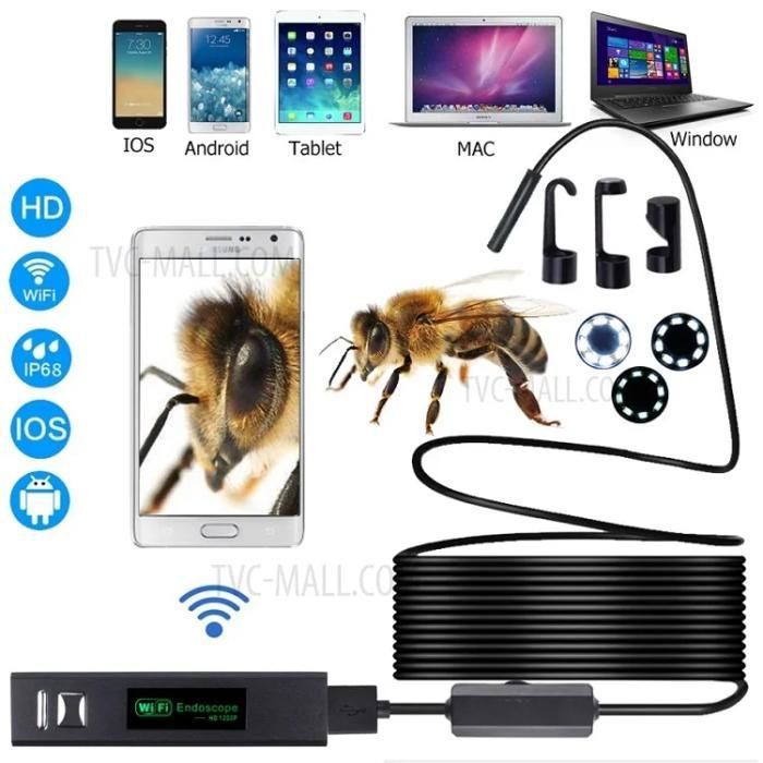 35M 1200P Endoscope Sans Fil Semi-rigide 2.0MP Camra Dinspection HD ...