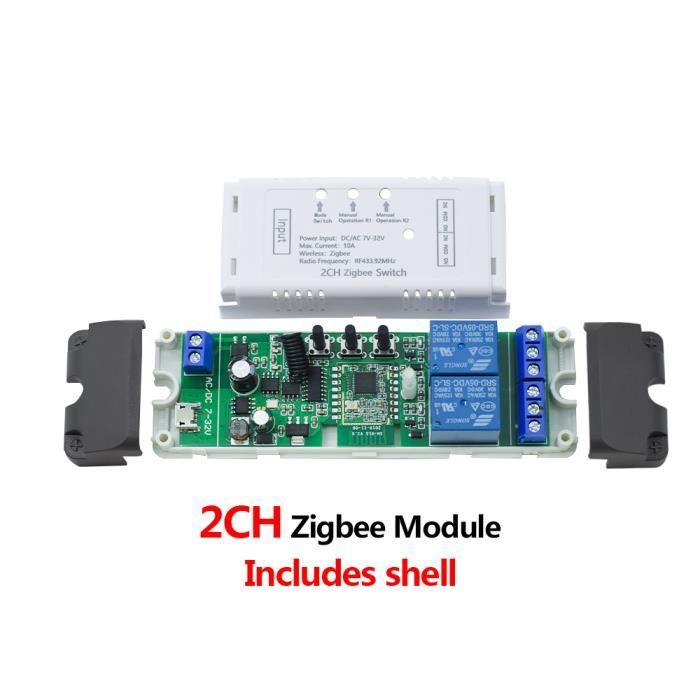 Module 2CH-Module de relais Wifi, commutateur intelligent, fonctionne ...