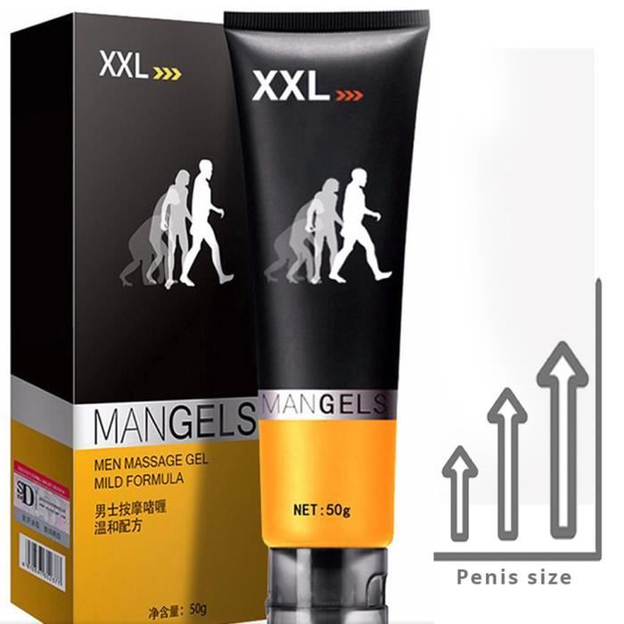 Crème d'agrandissement du pénis XXL pommade de Massage masculin topique ...