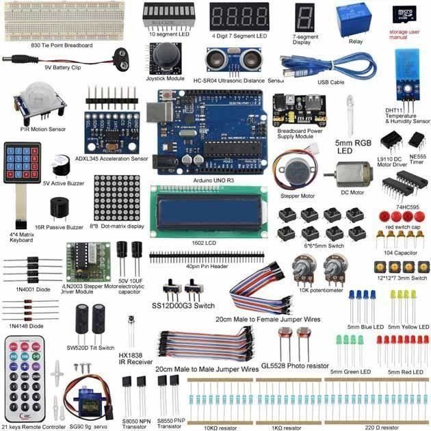 Arduino Uno R3 Ultimate Starter Kit Atmega328 16u2 Sh