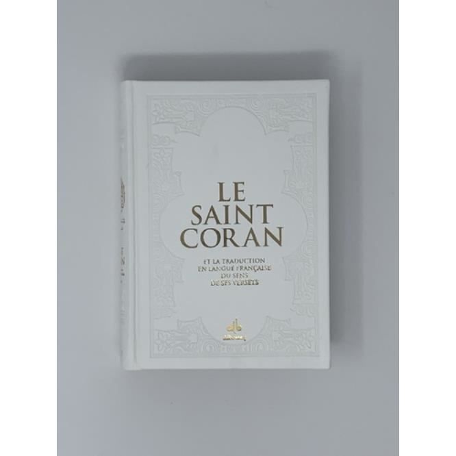 Coran - Saint Coran - Edition bilingue français-arabe - Couverture daim ...