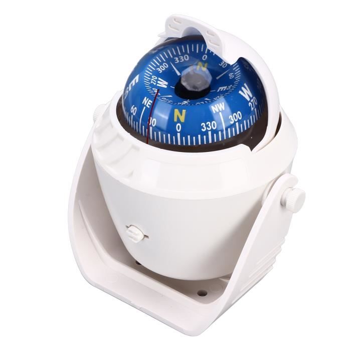 Dilwe boussole de navire Boussole de navigation de bateau marin Réglage ...