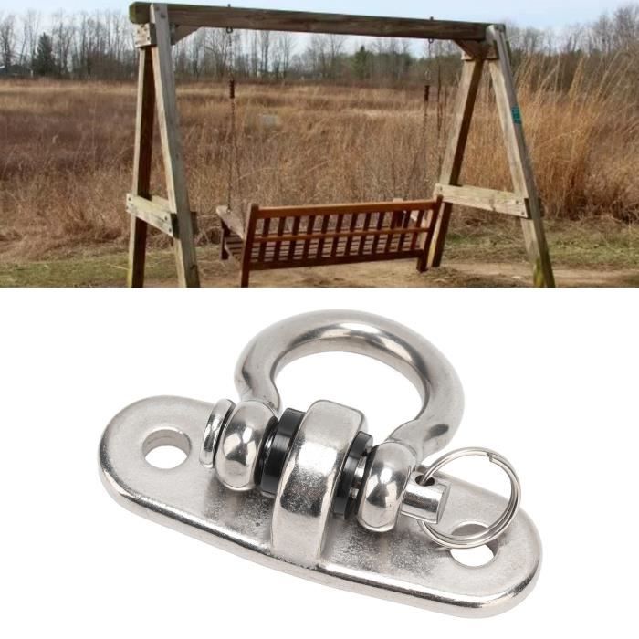 Ensemble de crochet de balançoire Ensemble de crochets pivotants à 360 ...