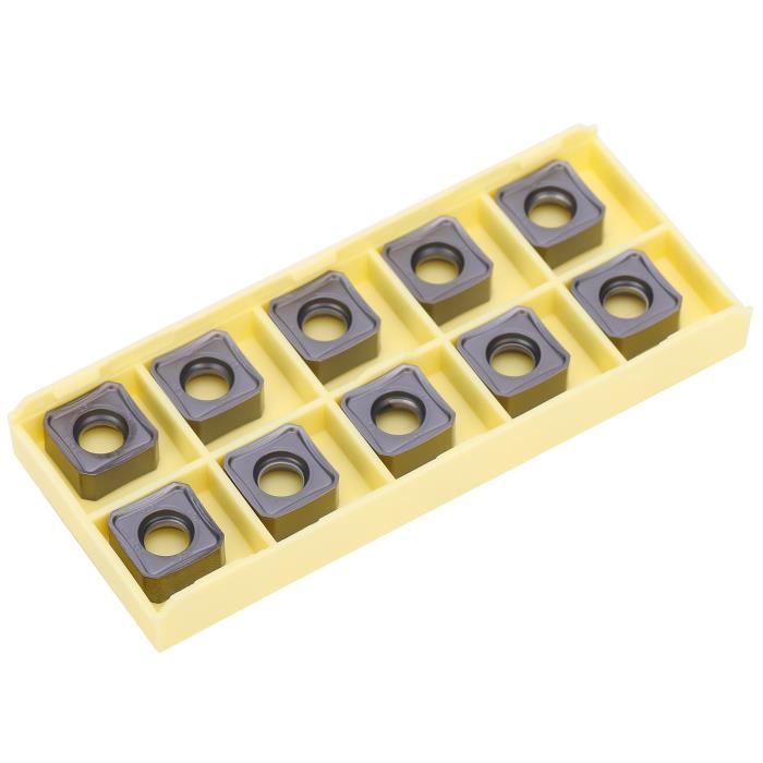 Insert de tournage de CNC (10 Pièces) CNC Plaquette De Tournage Indexable Lame En Carbure ...