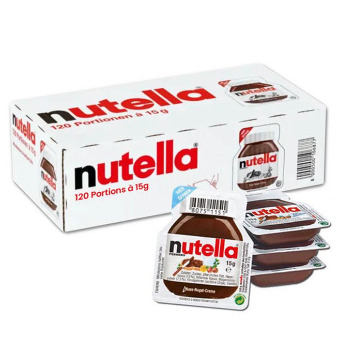 Ferrero Nutella sachet 15g 120 pièces - Cdiscount Au quotidien