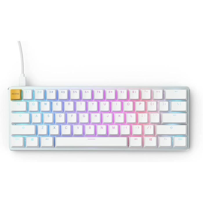 Clavier mécanique USB à câble modulaire Glorious PC Gaming Race GMMK ...