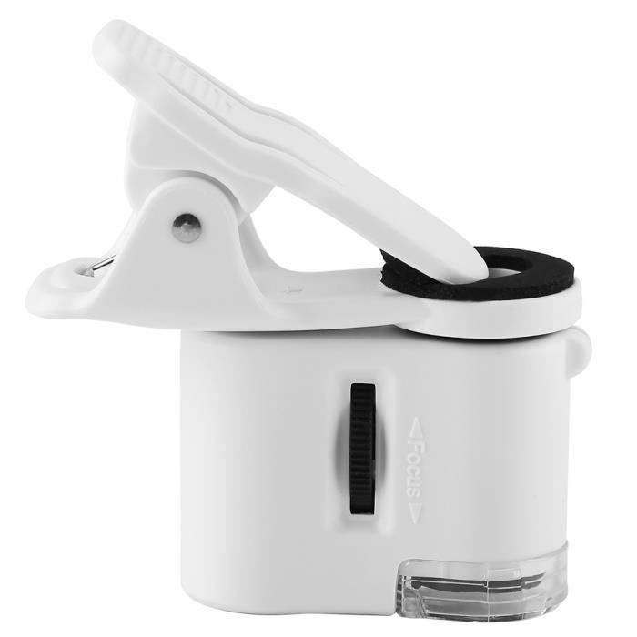Mini microscope de téléphone portable - HILILAND - 595W 60X - Lumière ...