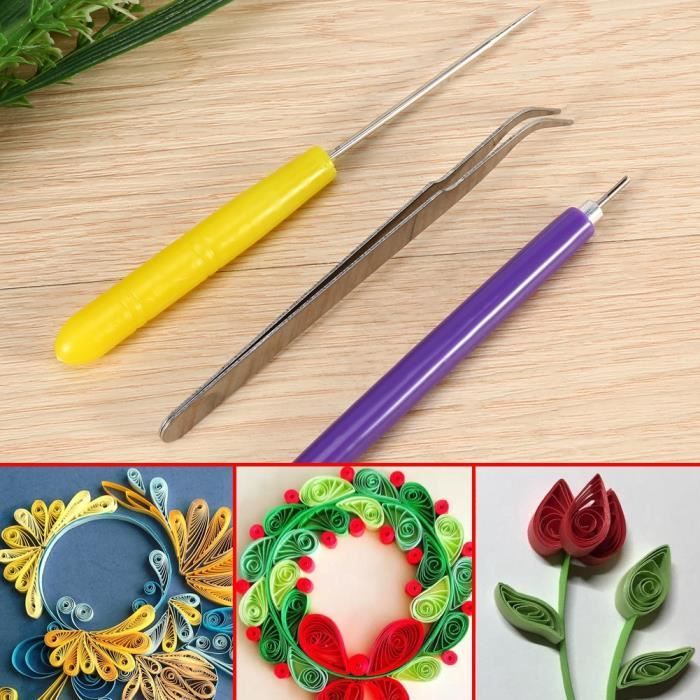 Paper DIY Set 3pcs DIY Quilling Paper Tools Set Pince à épiler ...