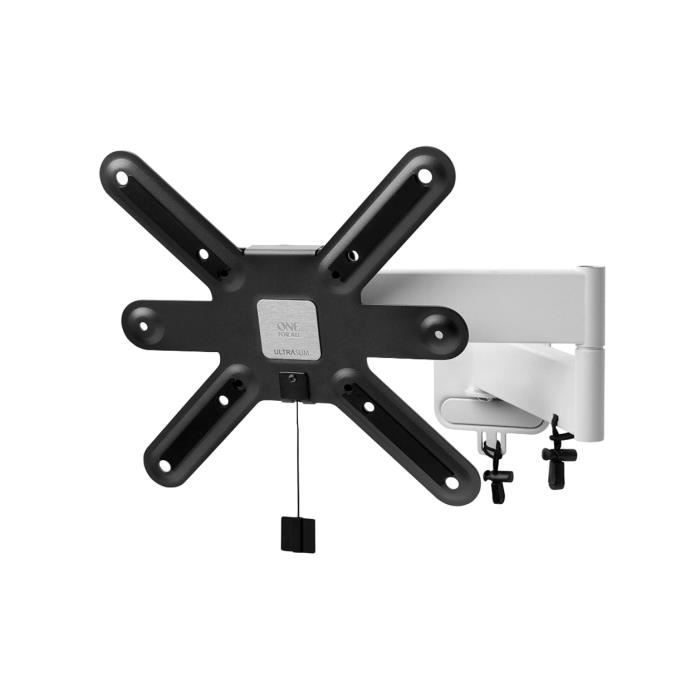 TV Support Mural de One For All - Orientable à 180° et inclinable à 15 ...