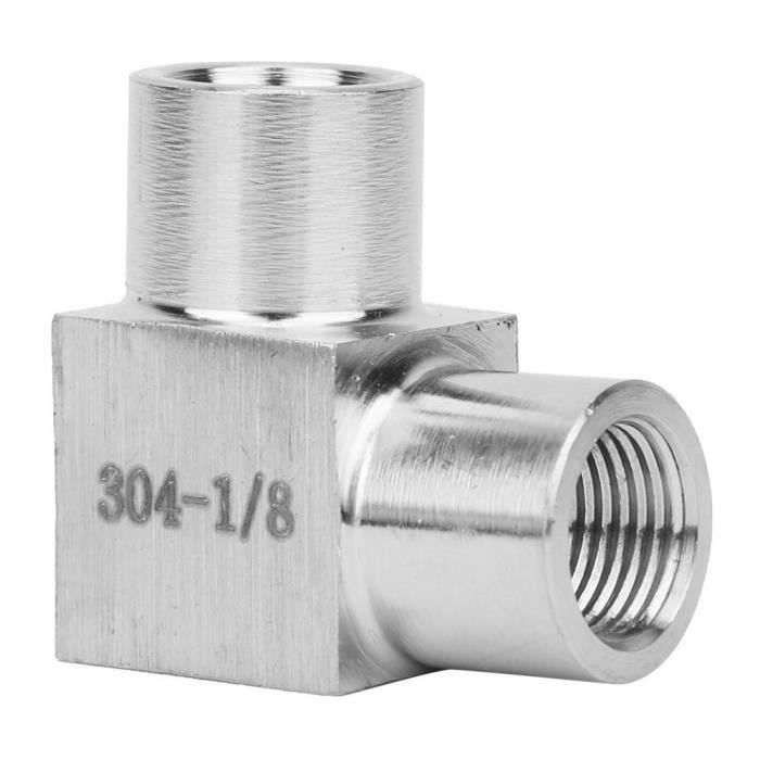 Adaptateur De Raccord De Tuyau À Angle Droit À Double Filetage Femelle Bspp - ROKOO - 15 cm ...