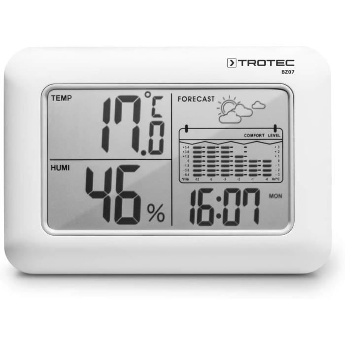 Thermo-Hygromètre-Station Météo Bz07 Sans Fil, Affiche La Température ...