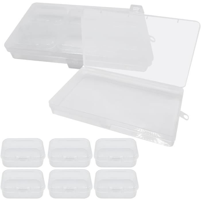 12 petites boîtes de rangement avec couvercles rabattables, 2 grandes ...