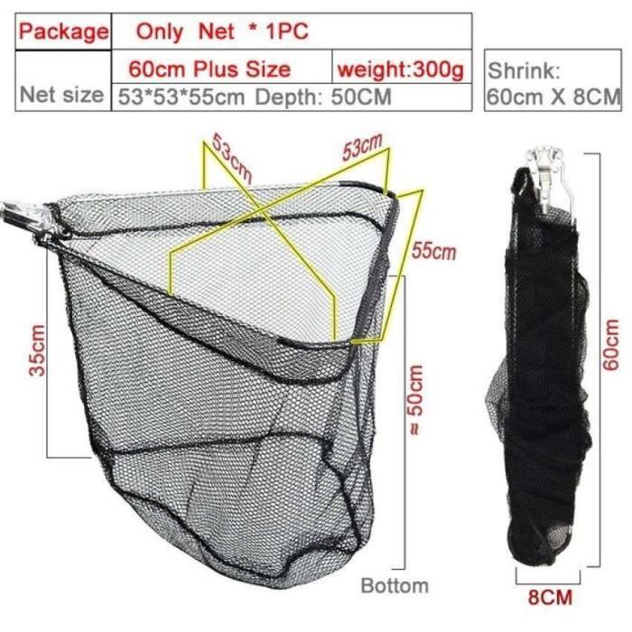 CO16014-FILET DE PECHE. filet de pêche pliable télescopique à haute ...