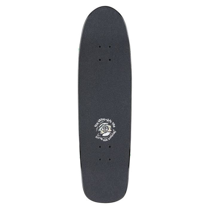 Planche de skate Sector 9 Ben Gravy Semi-Pro Barge - vert/jaune/noir ...