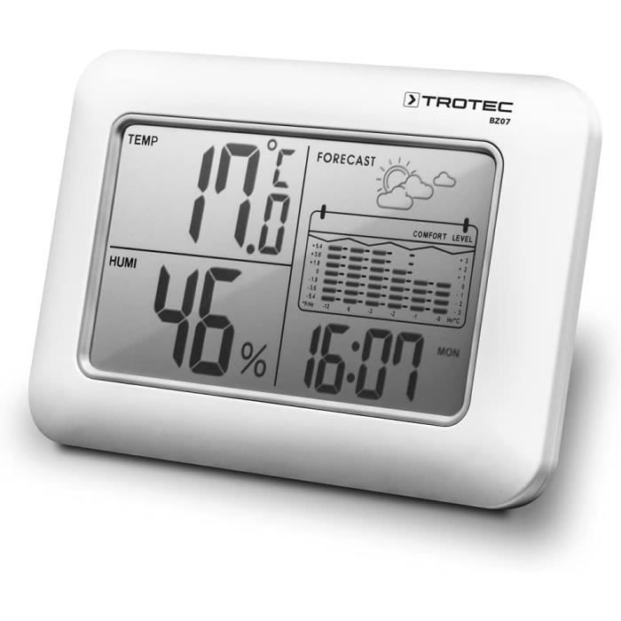Thermo-Hygromètre-Station Météo Bz07 Sans Fil, Affiche La Température ...