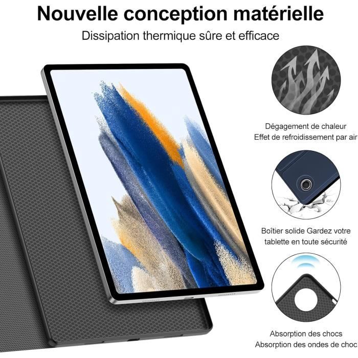 Combo Étui Clavier Pour Samsung Galaxy Tab A8 10,5" 2021 - Coque Pour ...