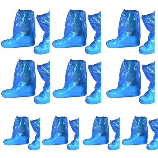 Couvre-pied,Couvre-bottes imperméables jetables pour adultes enfants,10 ...
