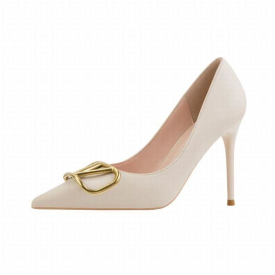 Escarpins - Talons aiguilles - Femme - Bout pointu - Boucle en métal ...