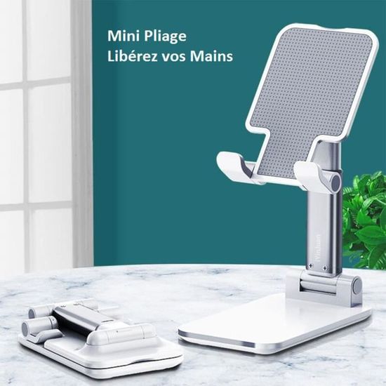 Support Telephone, Support de Téléphone Portable Réglable Ergonomique ...