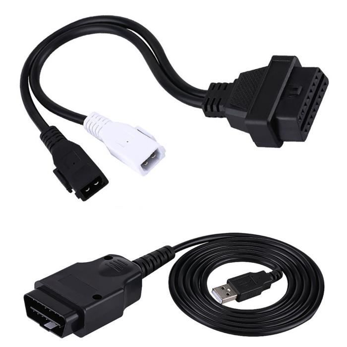 Ashata EOBD 1260 Diagnostic Cable, EOBD OBD2 OBDII 1260 Metal ABS ...