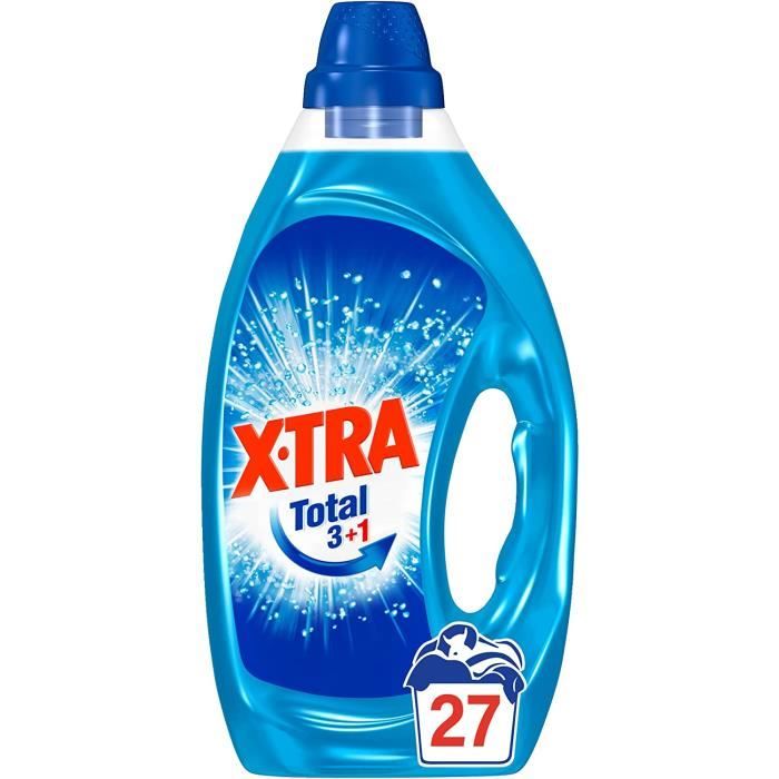 Xtra Total Lessive Liquide, Les 27 Lavages, La Bouteille De 1,215L[H64 ...