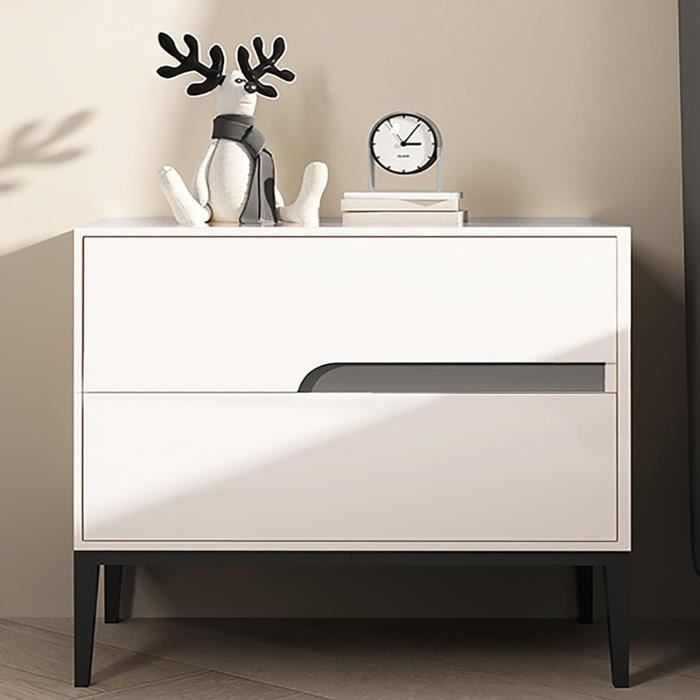 Table de Chevet Moderne Simple en Bois Massif Table de Chevet créative ...