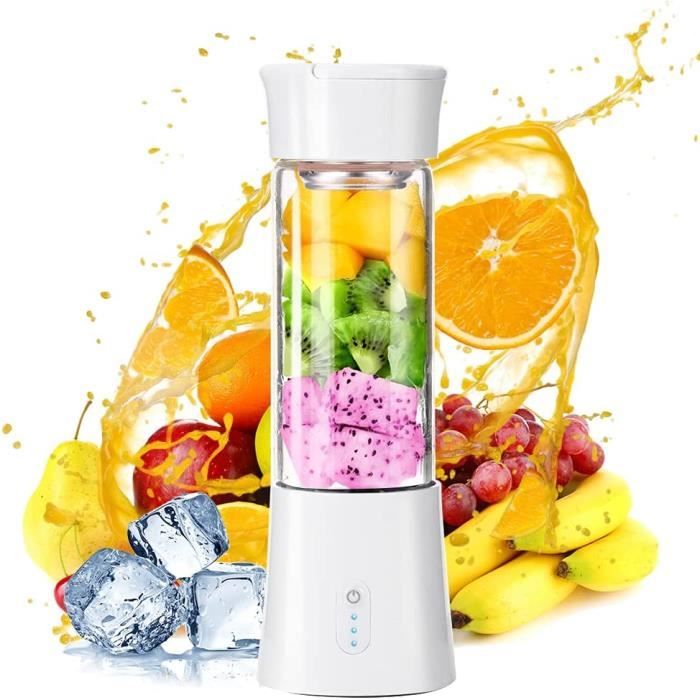 Smoothie Mixeur, Portable Blenders Mélangeur de Fruits, Mini Blender ...