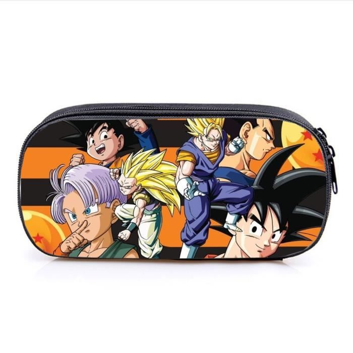 Dragon Ball Trousse à Crayon,Zipper Étudiants Crayon Étui Sac Papeterie ...