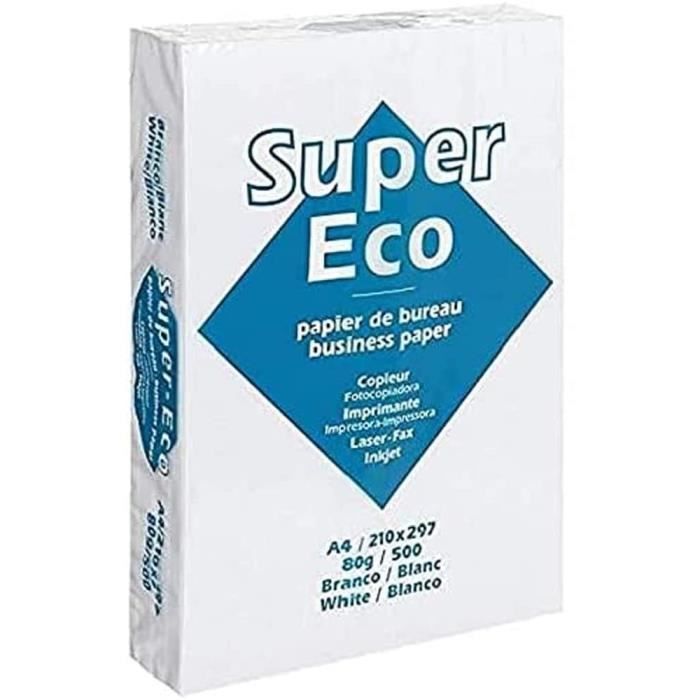 Ramette Papier A4 Blanc de 500 feuilles 80gr[5] - Cdiscount Informatique