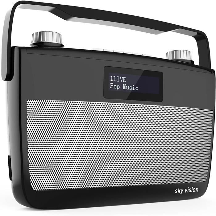 Sky Vision Dab 7S Radio numérique Dab + (, FM Dab-Dab +-FM Soutien ...