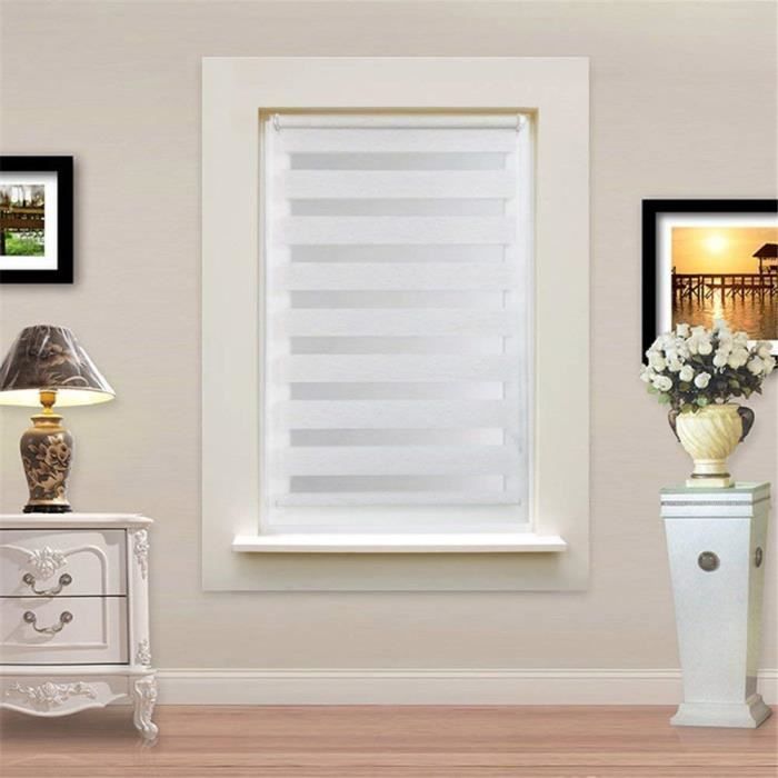 Aufun Store double Klemmfix sans perçage Store double avec chaînette ...