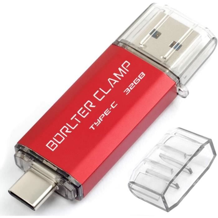 Clé Usb 32 Go, Dual Port Otg Usb 3.0 Mémoire Stick Aves Type C Port, U ...
